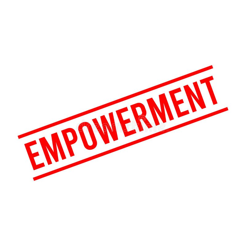 Empowerment Letter Rubber Stamp Template Design Stock Vector ...