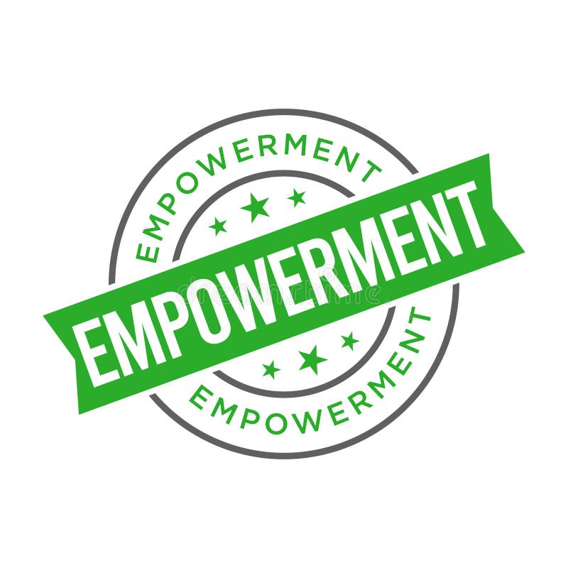 Empowerment Letter Rubber Stamp Template Design Stock Vector ...