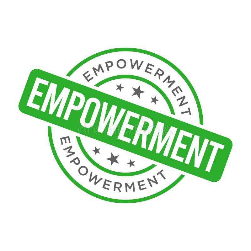 Empowerment Letter Rubber Stamp Template Design Stock Vector ...