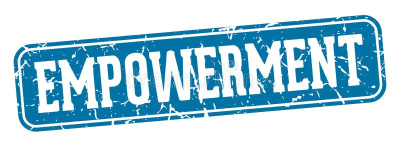 Empowerment Rectangular Sign. Empowerment Stamp Stock Vector ...