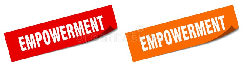 Empowerment Sticker. Empowerment Sign Set Stock Vector - Illustration ...