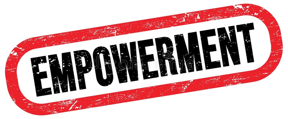 EMPOWERMENT, Text Written on Red-black Stamp Sign Stock Illustration ...