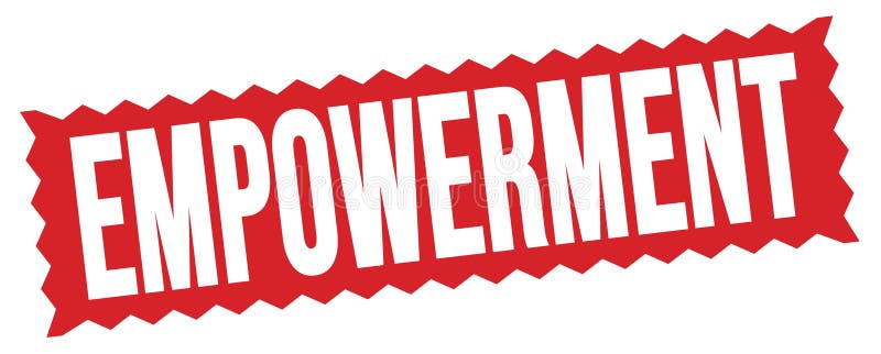 EMPOWERMENT Text Written on Red Stamp Sign Stock Illustration ...