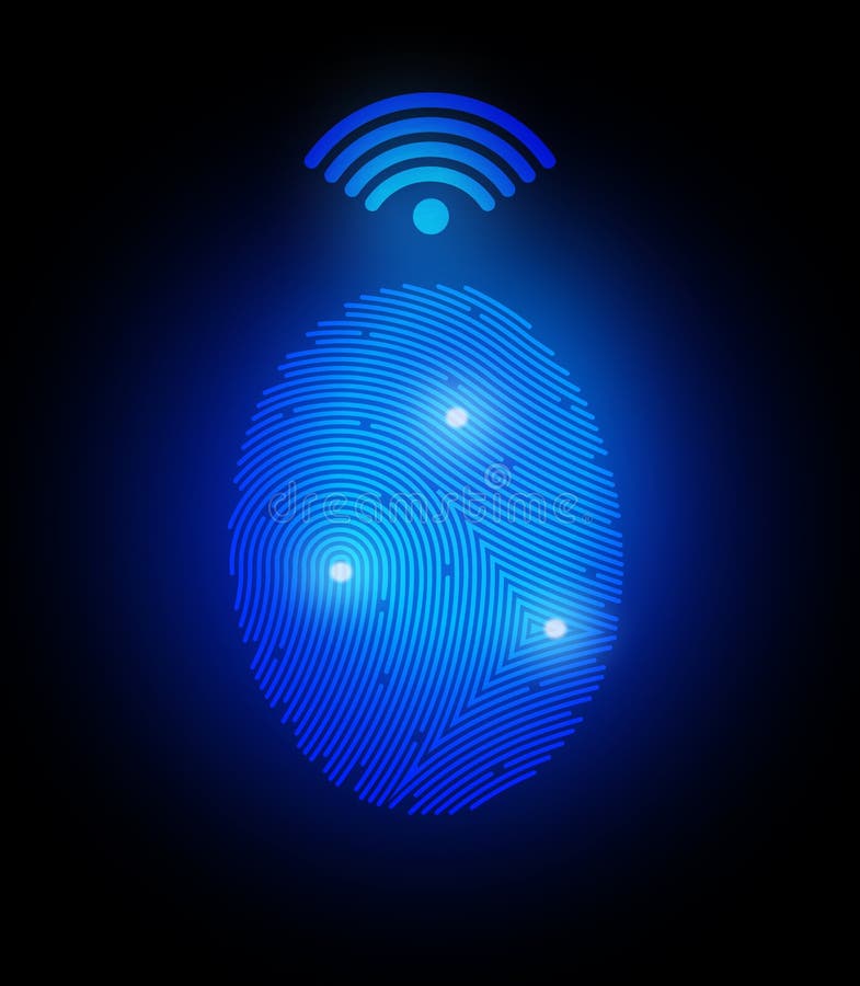 Empreinte Digitale De Vecteur Illustration de Vecteur - Illustration of ...