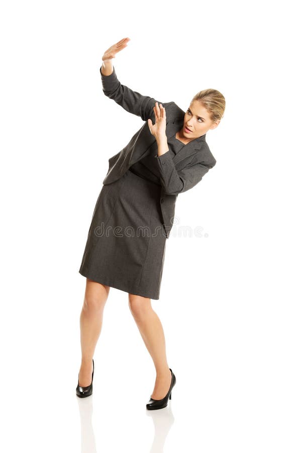 Mujer Que Intenta Alcanzar Algo Fotos de stock - Fotos libres de ...