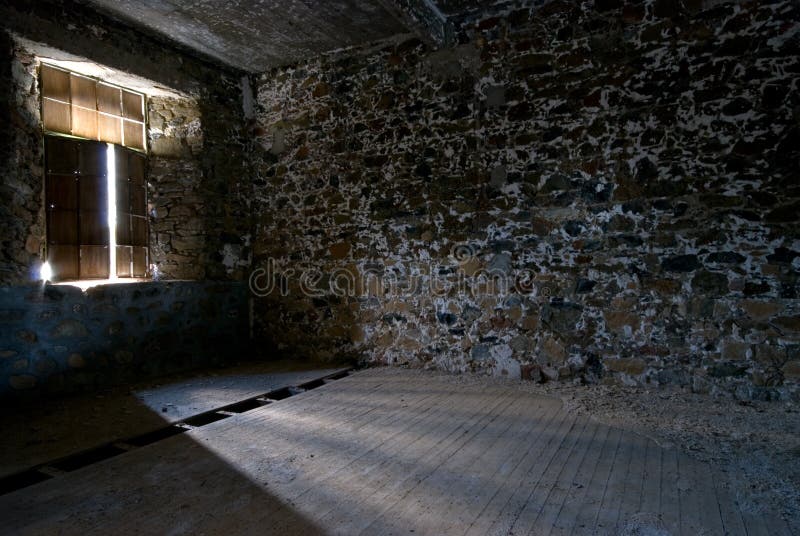 Empty abandoned room stock photo. Image of darkness, wooden - 7183806