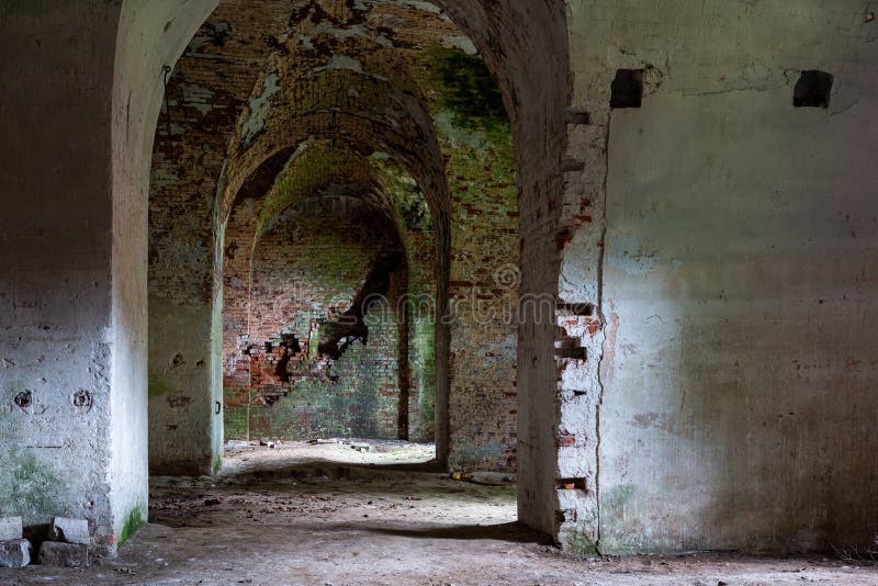 Basements of Daugavpils Fortress Editorial Stock Image - Image of fort ...