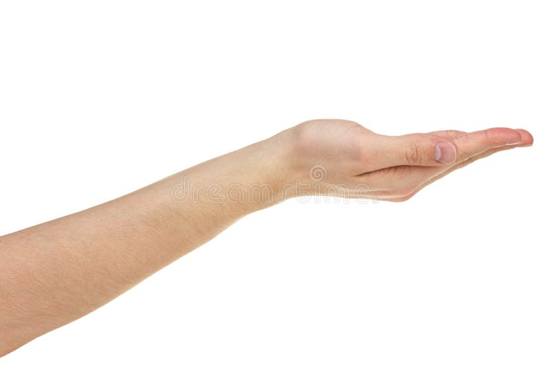 Empty Human Hand (Beauty Woman Hand) Stock Photo - Image of cupped ...