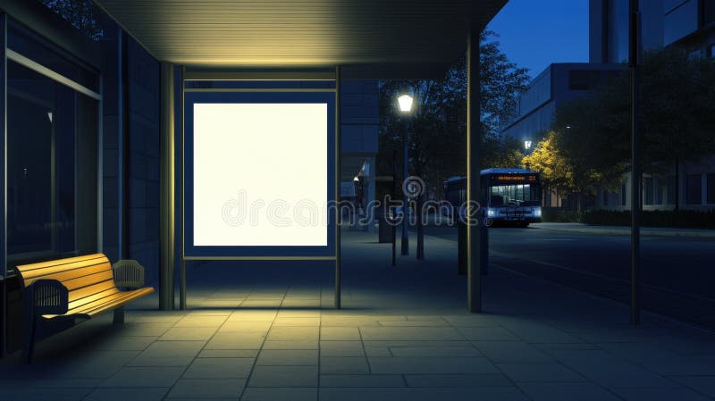 Empty Advertisement Frames in Public Toilet Stock Photo - Image of ...