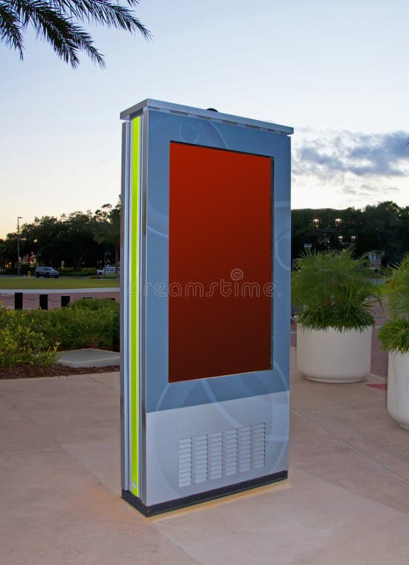 Empty Advertisement Hoarding on a Street Stock Image - Image of ...