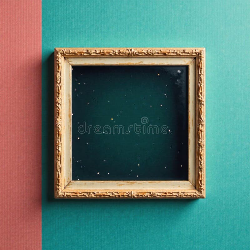 Empty Aged Instant Camera Frame, Ready for Image, Border, Classic Stock ...