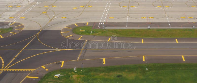 Empty airport runway stock photo. Image of empty, airfield - 108085788