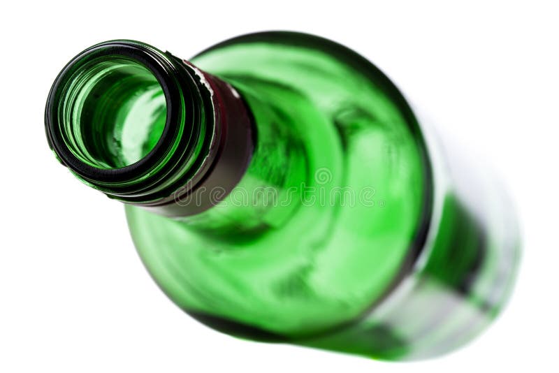 Empty alcohol bottle stock image. Image of silhouette - 33971053