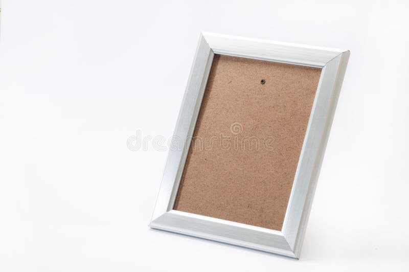 Empty Aluminum Frame for Photos Stock Image - Image of custom, handmade ...