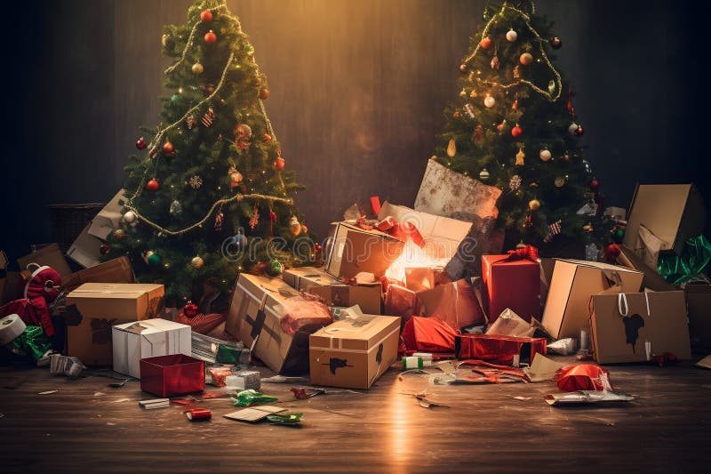 Empty Apartment after a Holiday, a Mess and a Mess with a Lot of ...