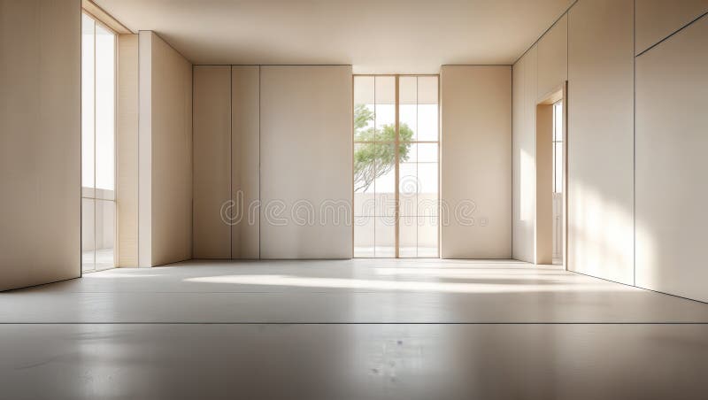 Empty Apartments. Modern House Stock Photo - Image of living ...