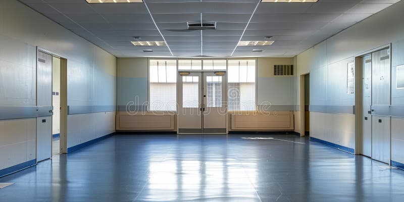 Empty Area in a Rehabilitation Center Ready for Branding Messages ...