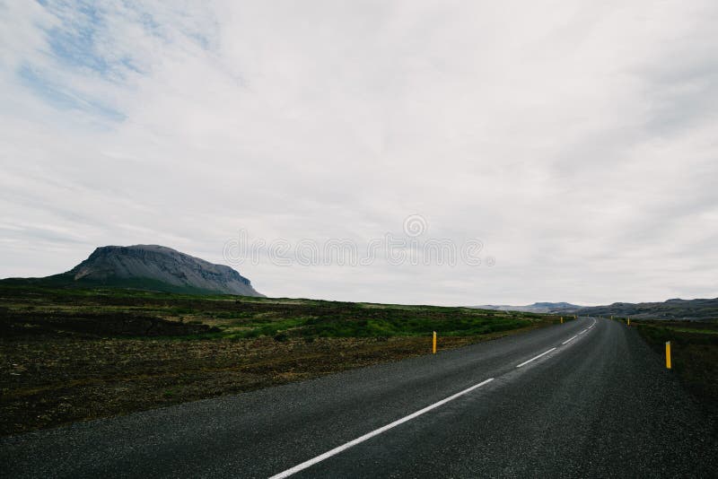 Empty Asphalt Road and Beautiful Stock Photo - Image of tourism, empty ...