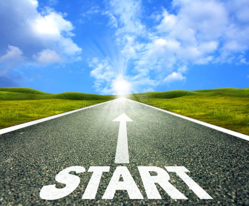 Empty asphalt road stock photo. Image of green, open - 50862624