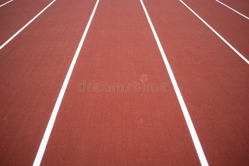 Empty Athletes Running Track Outdoors Stock Photo - Image of health ...