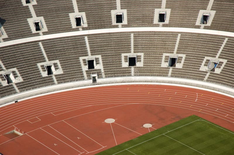 Empty athletic stadium stock photo. Image of athletics - 14425576
