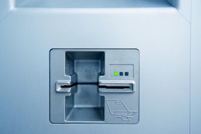 ATM machine - front view stock photo. Image of card, money - 18509068
