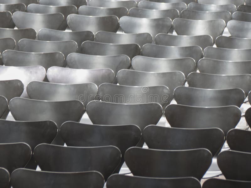 Empty audience seats stock image. Image of event, seat - 162808429