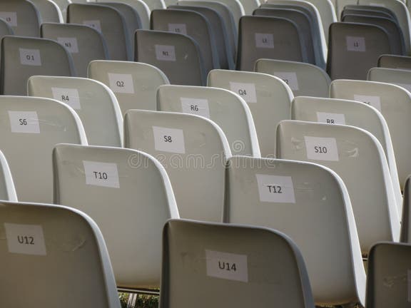 Empty audience seats stock photo. Image of stadium, concert - 294288054
