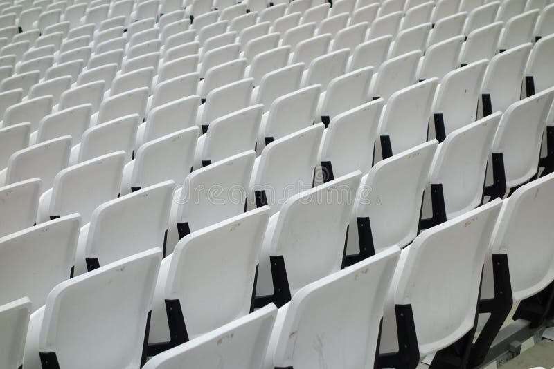 Empty audience seats stock photo. Image of seats, perspective - 80436956
