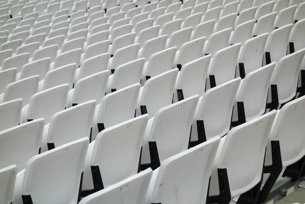 Empty audience seats stock photo. Image of seats, perspective - 80436956
