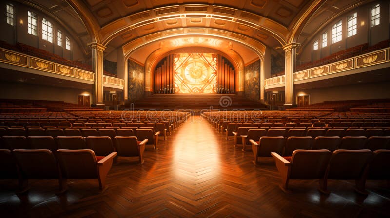 Empty auditorium hall room stock photo. Image of modern - 331963356