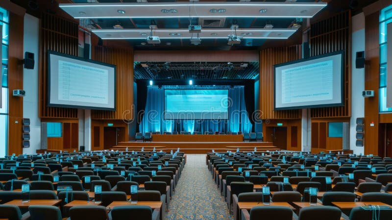 Speaker Facing Screen Workshop Conference Stock Photos - Free & Royalty ...