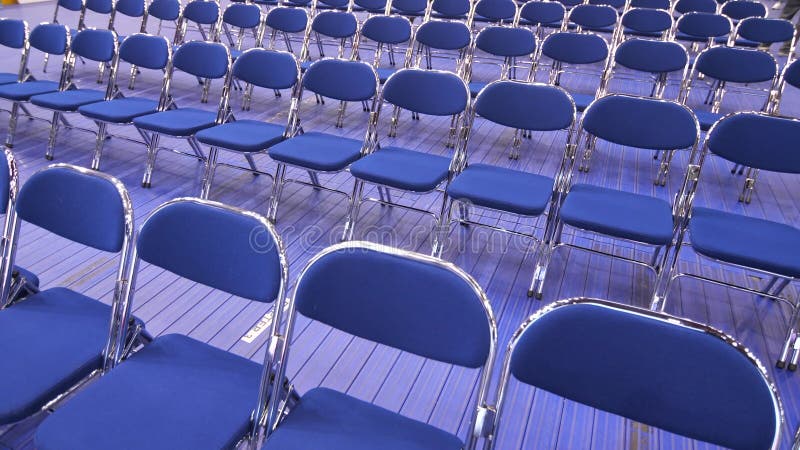 Empty Auditorium before a Seminar, Concert, Primaries, Debates. Stock ...