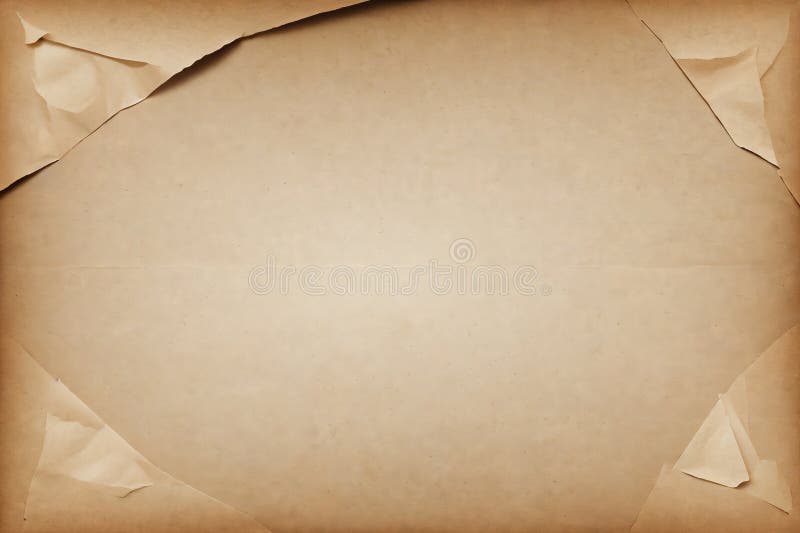 Empty Background with Craft Paper, Cardboard Texture Stock Illustration ...