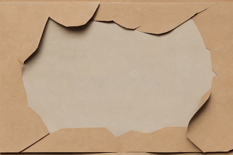 Empty Background with Craft Paper, Cardboard Texture Stock Illustration ...