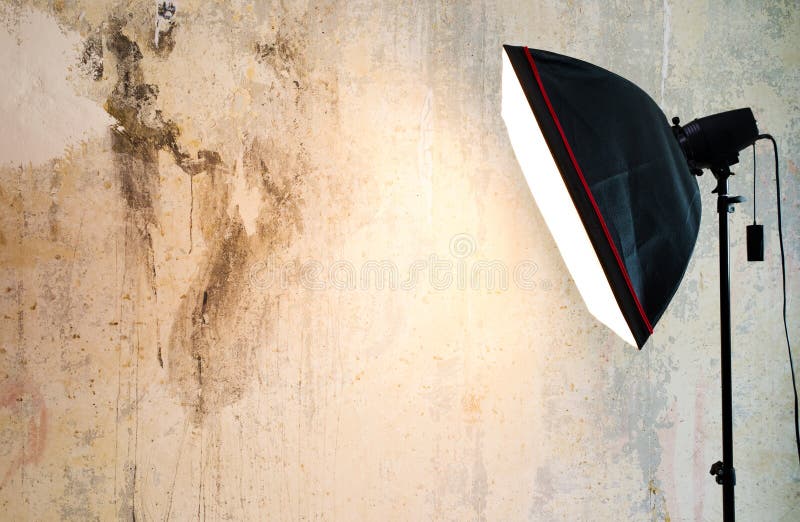 Empty Background Inside Photo Studio Stock Image - Image of shabby ...