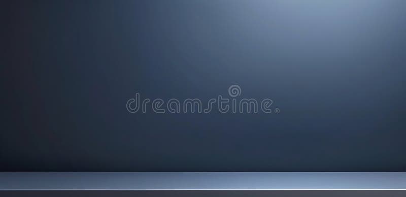 Empty Background with a Smooth Gradient from Midnight Blue To Muted ...