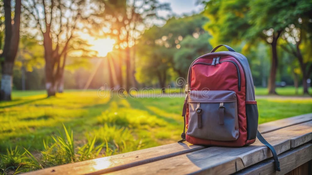 Empty Backpack Outdoors a Visual Representation of BacktoSchool and the ...