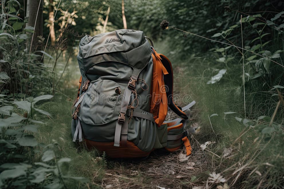 An Empty Backpack, Ready for the Next Adventure Stock Illustration ...