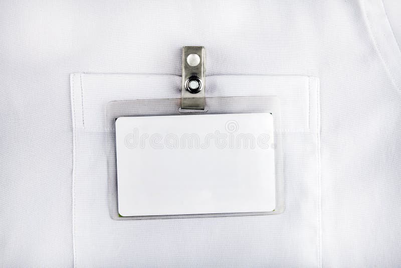 Empty Badge closeup stock photo. Image of pocket, pickpocket - 146831938