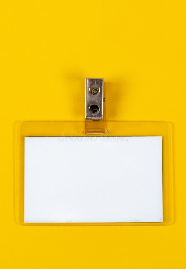 Empty Badge closeup stock photo. Image of blank, hanging - 273532210