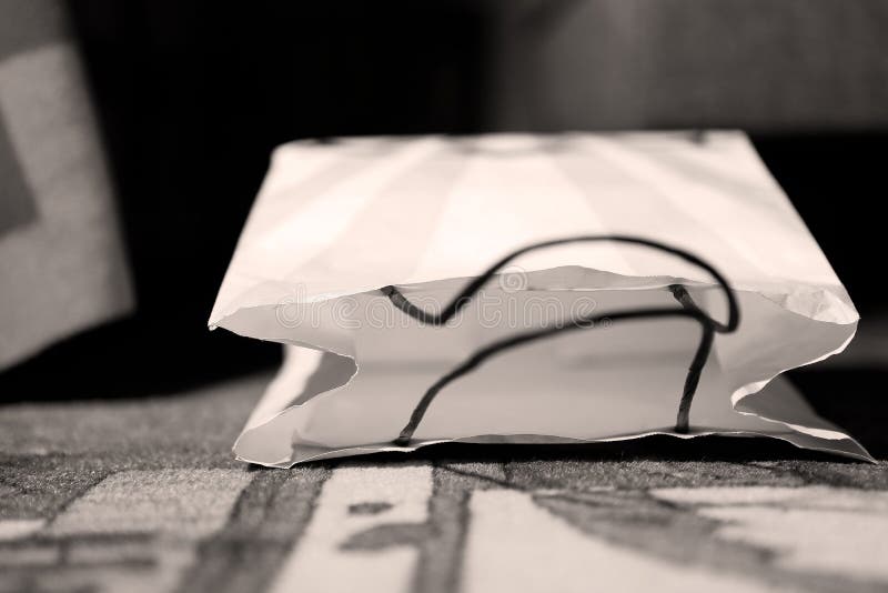 Empty bag stock image. Image of handle, carpet, present - 52773865