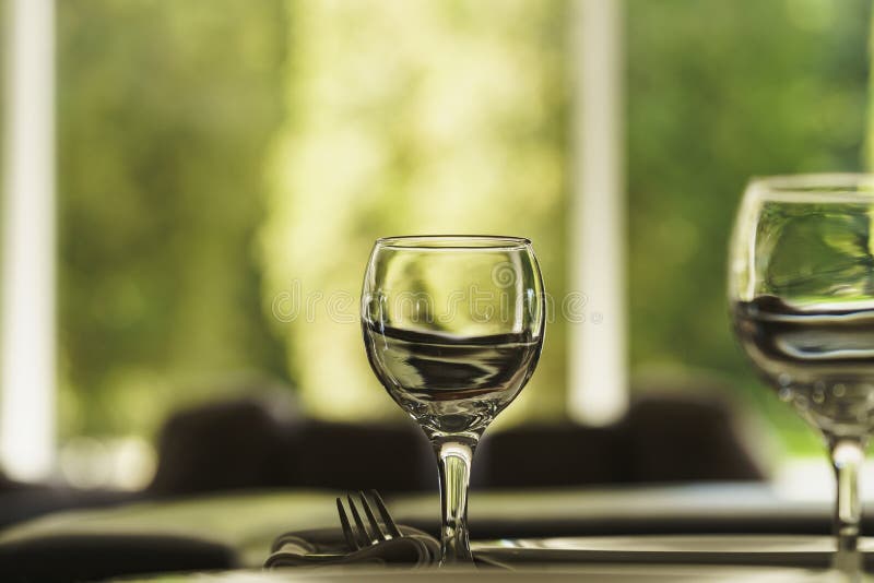 Empty baker on the table. stock photo. Image of goblet - 116972600