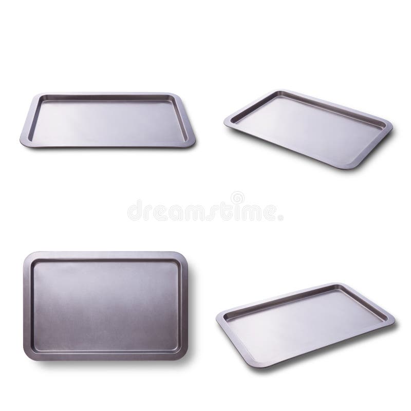 Empty baking tray isolated stock photo. Image of dishware - 90158020