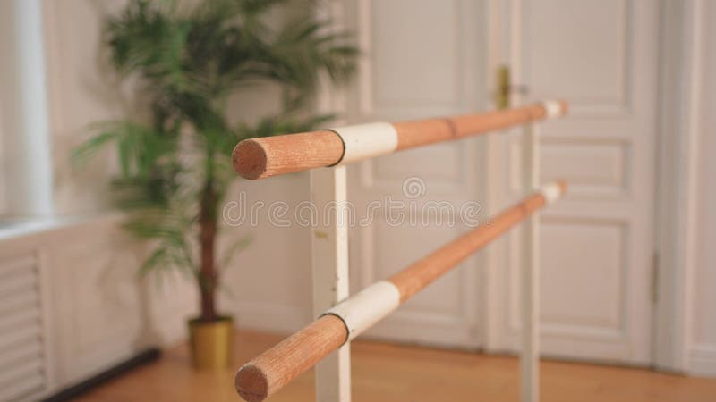 Empty Ballet Dance Studio with Barre. Professional Ballet Barre for ...