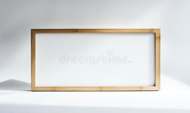 Empty Bamboo Frame, Minimalist Design, Clean Lines, Suitable for ...