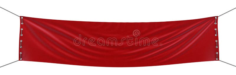 Empty Banner (clipping Path Included) Stock Illustration - Illustration ...