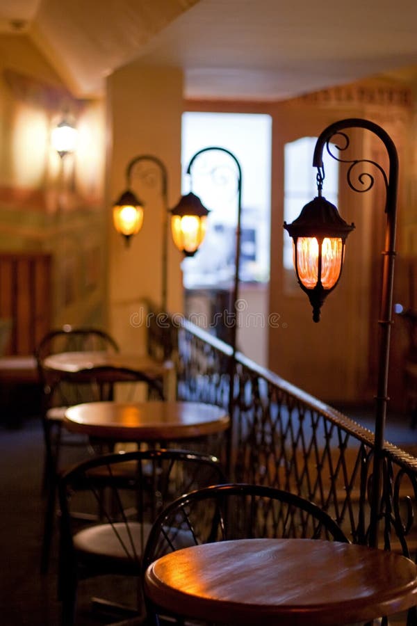 Empty bar stock photo. Image of lamp, selective, comfortable - 12095110