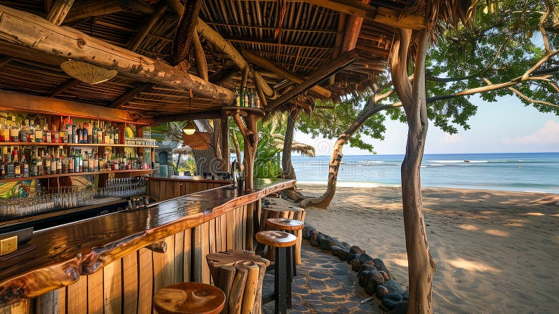 Scenic Beach Bar Background Stock Illustrations – 127 Scenic Beach Bar ...