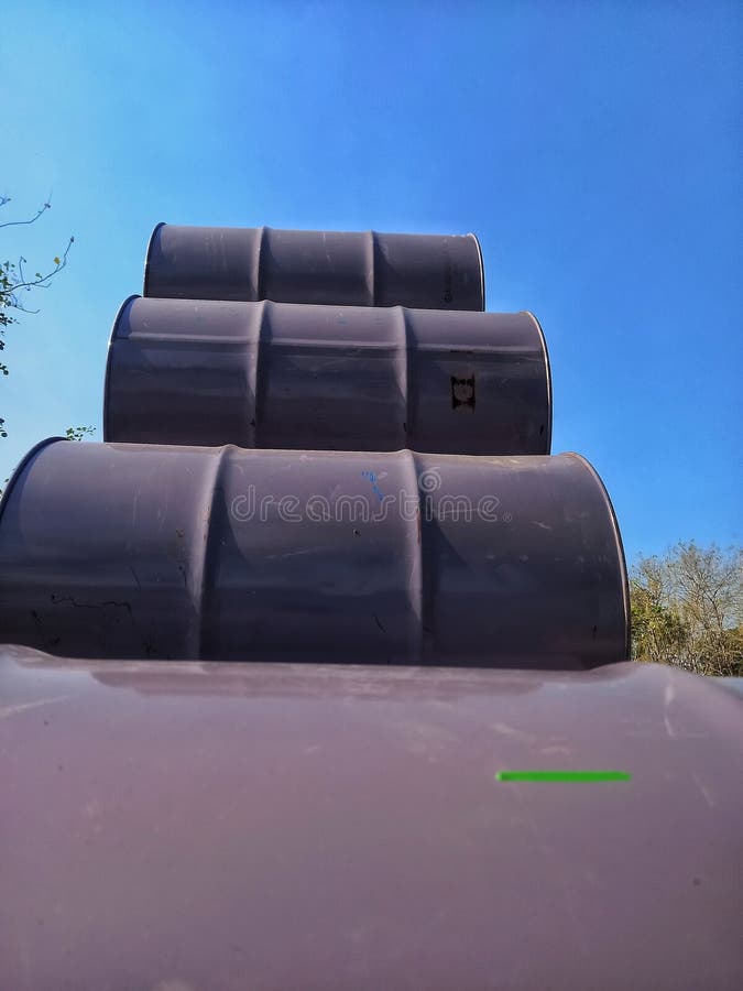 Empty Barrel Seen from the Side Stock Image - Image of vehicle, empty ...